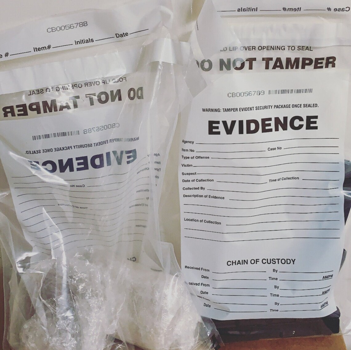 Movie Prop EVIDENCE BAG ( 2 PK ) - Etsy