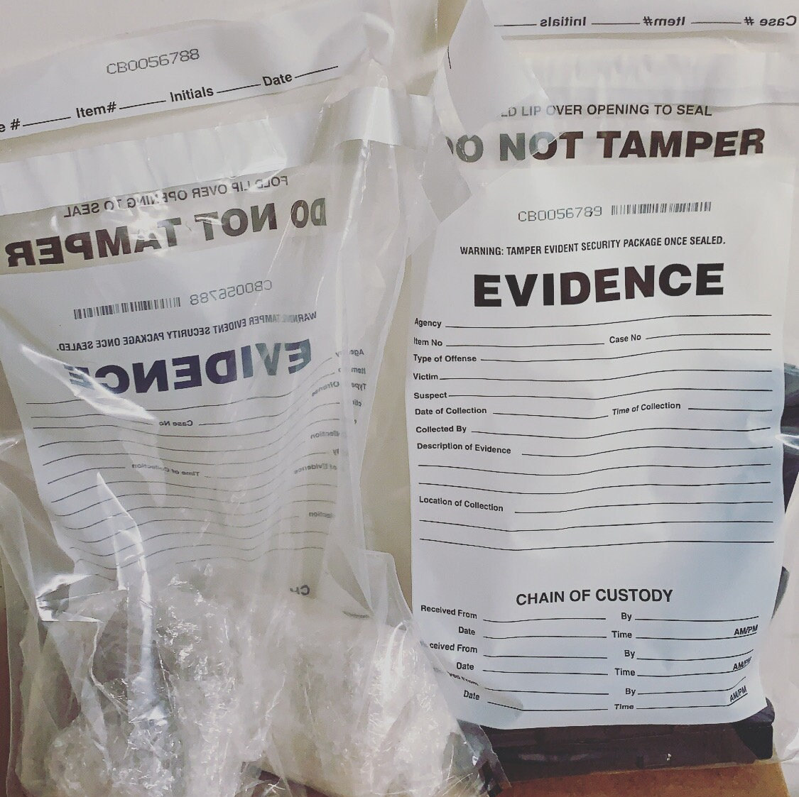 Movie Prop EVIDENCE BAG ( 2 PK ) - Etsy