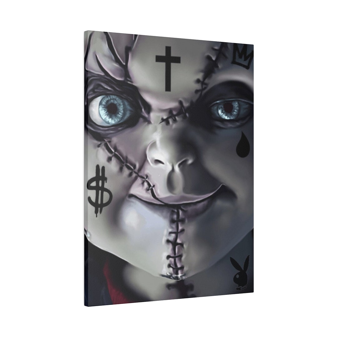 Chucky Framed Canvas Wall Art 18" X 24" - Etsy