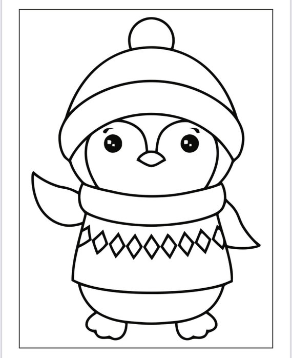 Penguin Coloring Pages