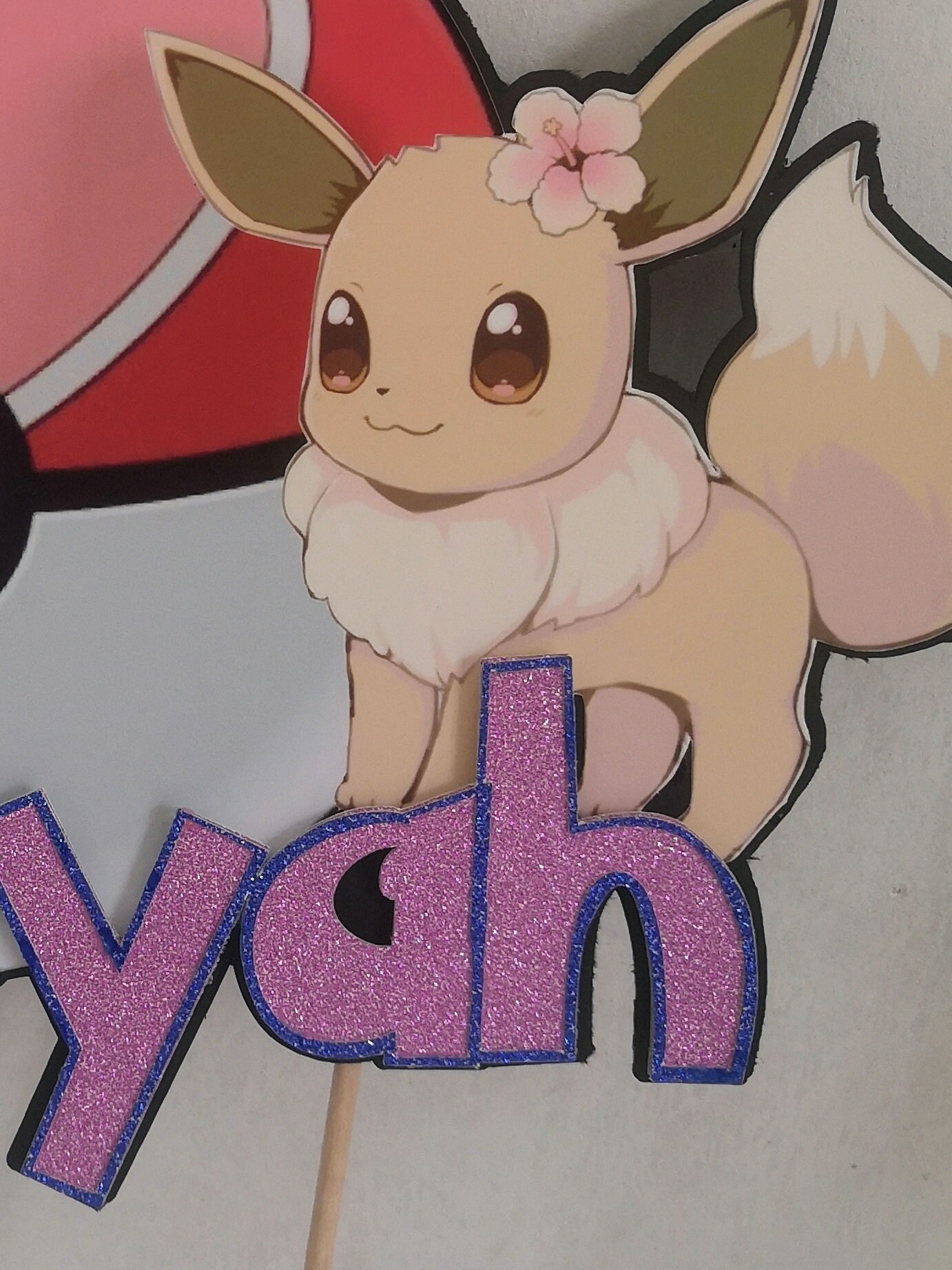 Pokemon EVOLI Cake Topper - Etsy