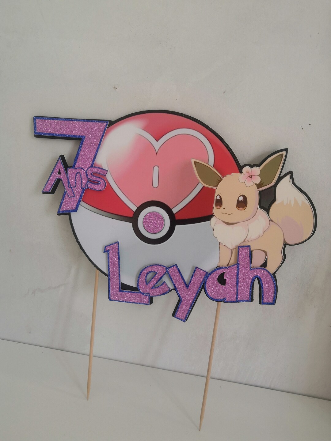 Pokemon EVOLI Cake Topper - Etsy