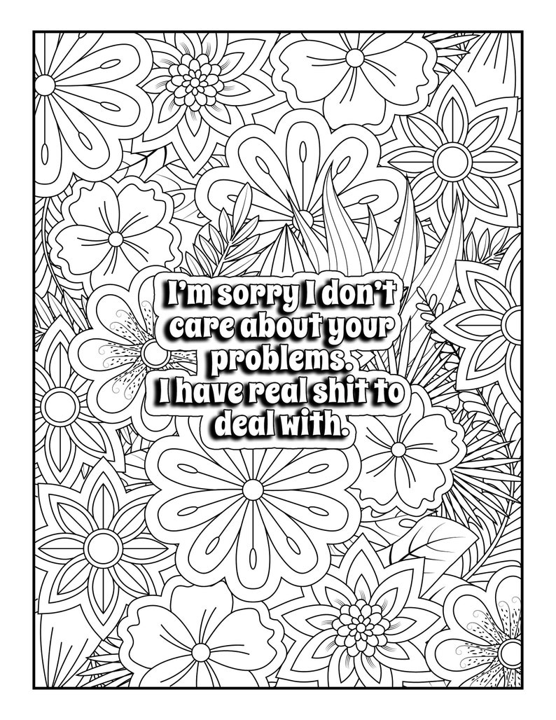 Art & Inappropriate Thoughts Swear Word Coloring Book for Adults ...