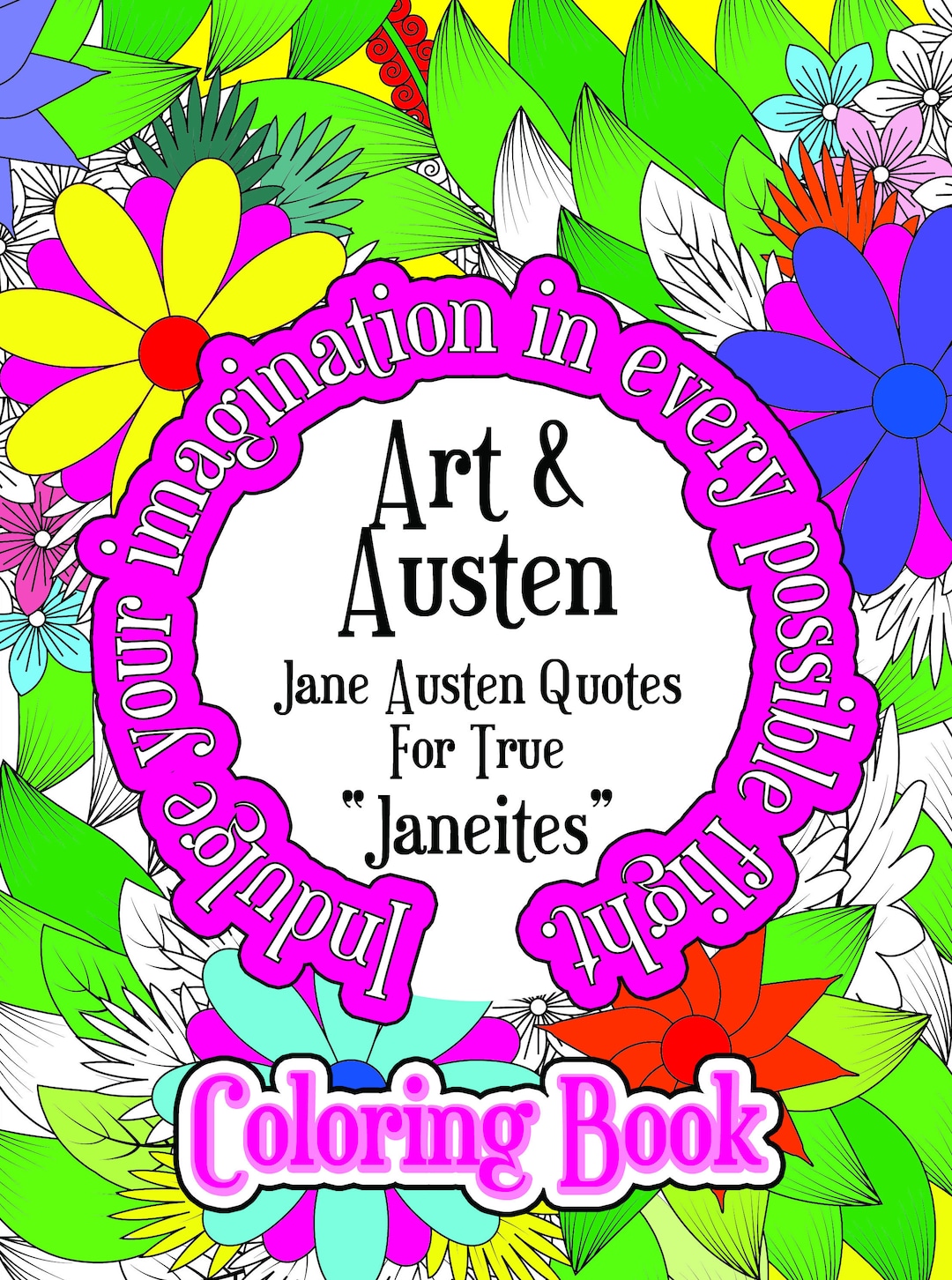 Art and Austen Coloring Book | Jane Austen Fans | Janeites | Jane ...