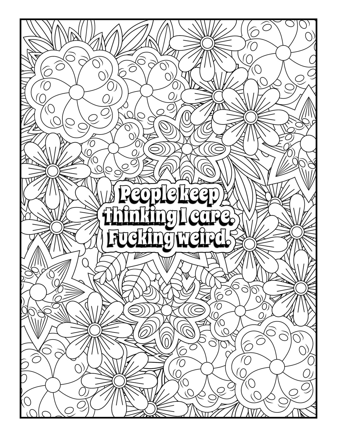 Art & Inappropriate Thoughts Swear Word Coloring Book for Adults ...