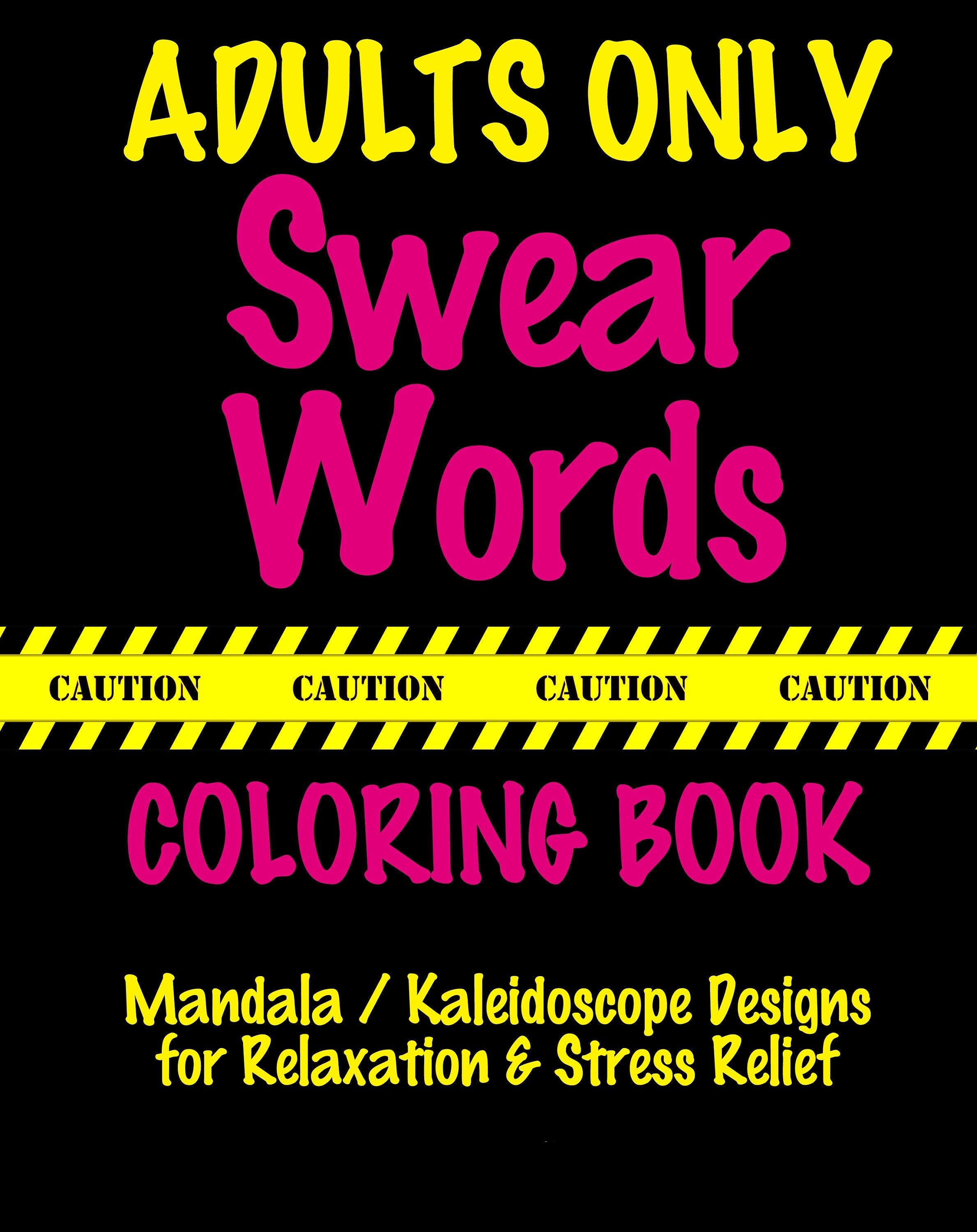 Mandala Swear Word Coloring Book for Adults | Printable Coloring Pages ...