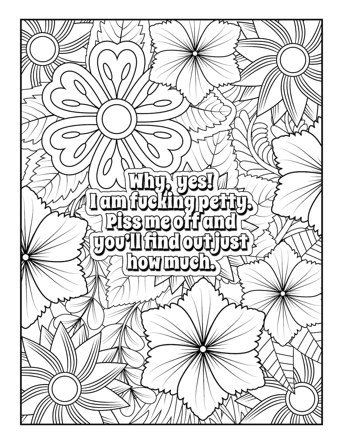 Art & Inappropriate Thoughts Swear Word Coloring Book for Adults ...