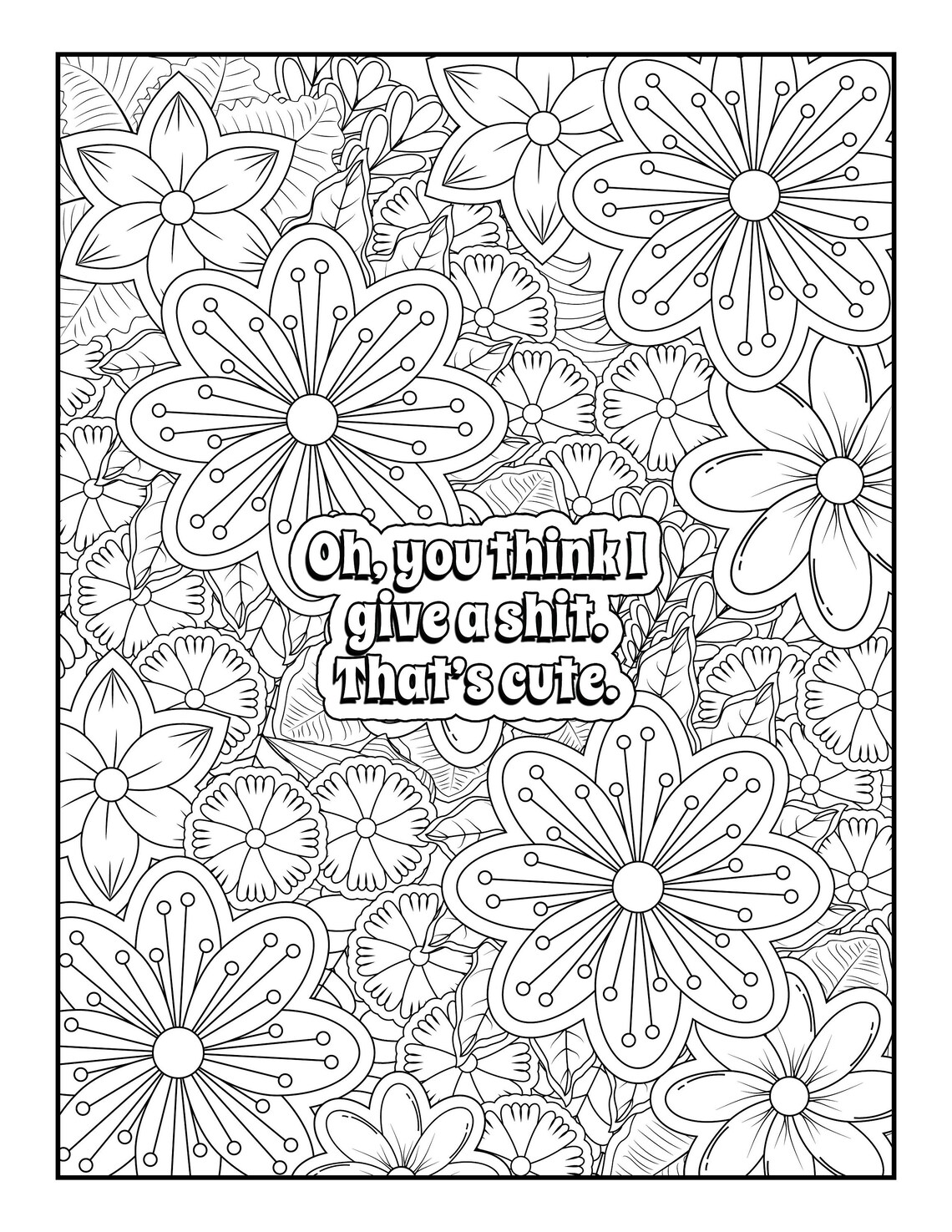 Art & Inappropriate Thoughts Swear Word Coloring Book for Adults ...