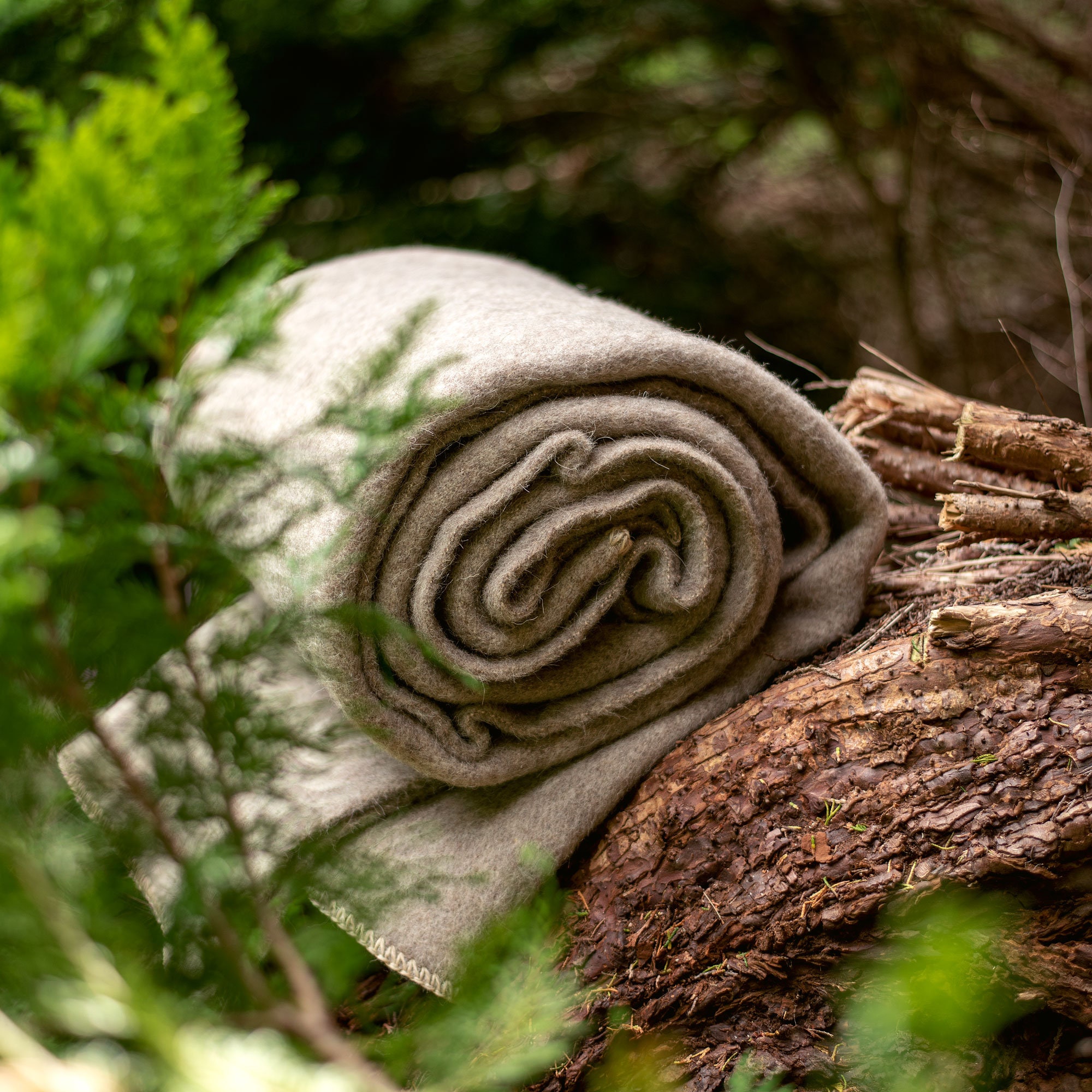 Wool Camping Blanket Thick and Heavy Natural 100% Wool Warm Blanket ...