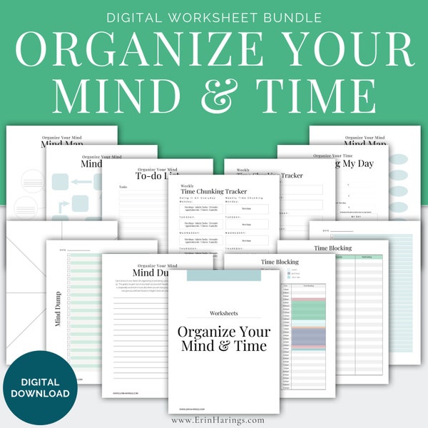 Adhd Mind Map Template - Etsy