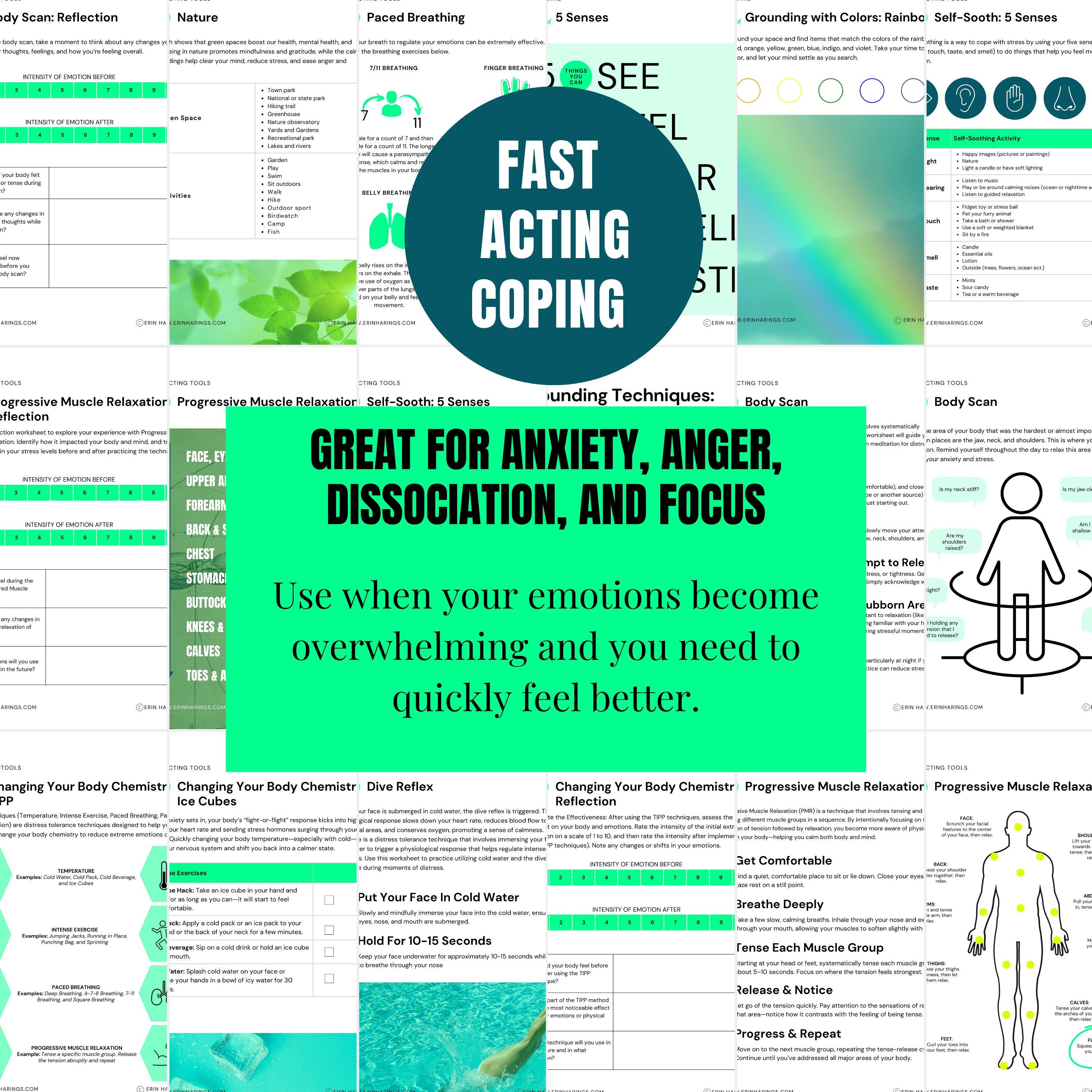 Grounding Techniques | Fast Acting Coping for Anxiety, Depression ...