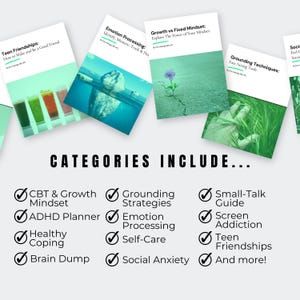 Therapy Worksheets Mega Bundle for Therapists | CBT, Anxiety, ADHD ...