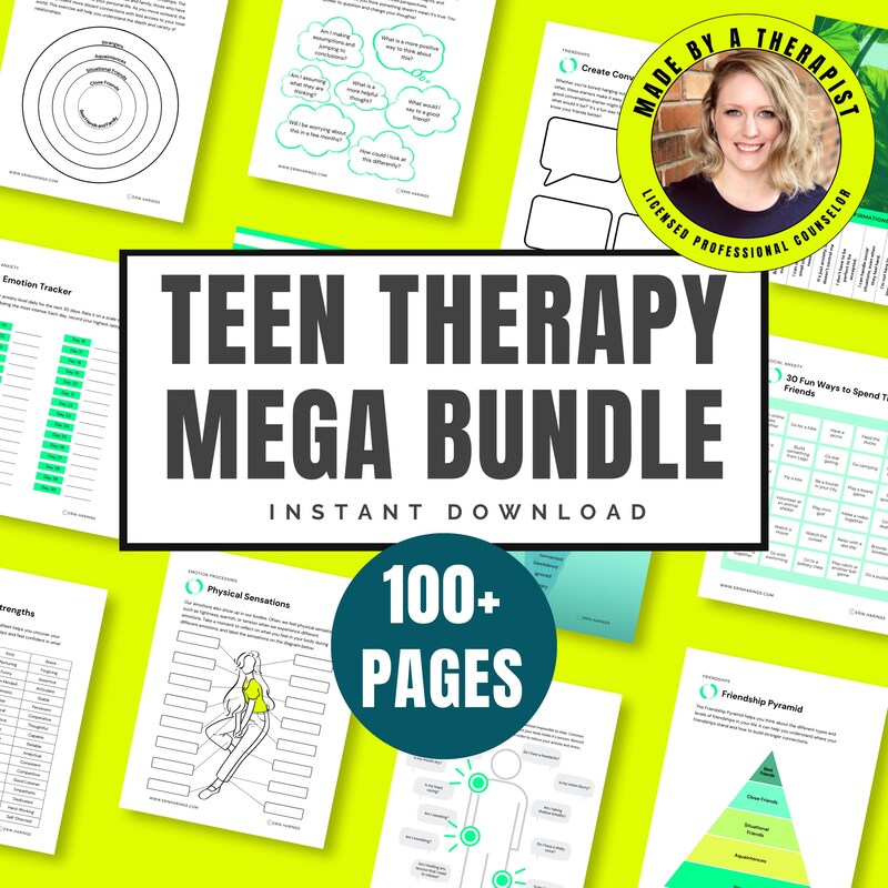 TherapistWorksheets - Etsy