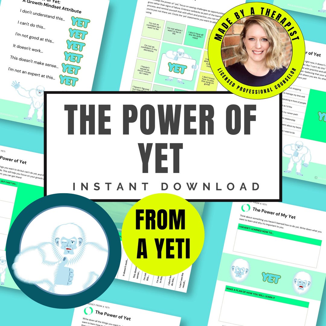The Power of yet | Growth Mindset for Personal Growth, Positive ...
