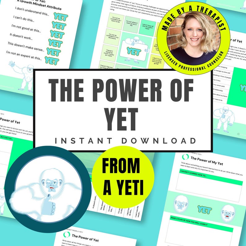 The Power of yet | Growth Mindset for Personal Growth, Positive ...