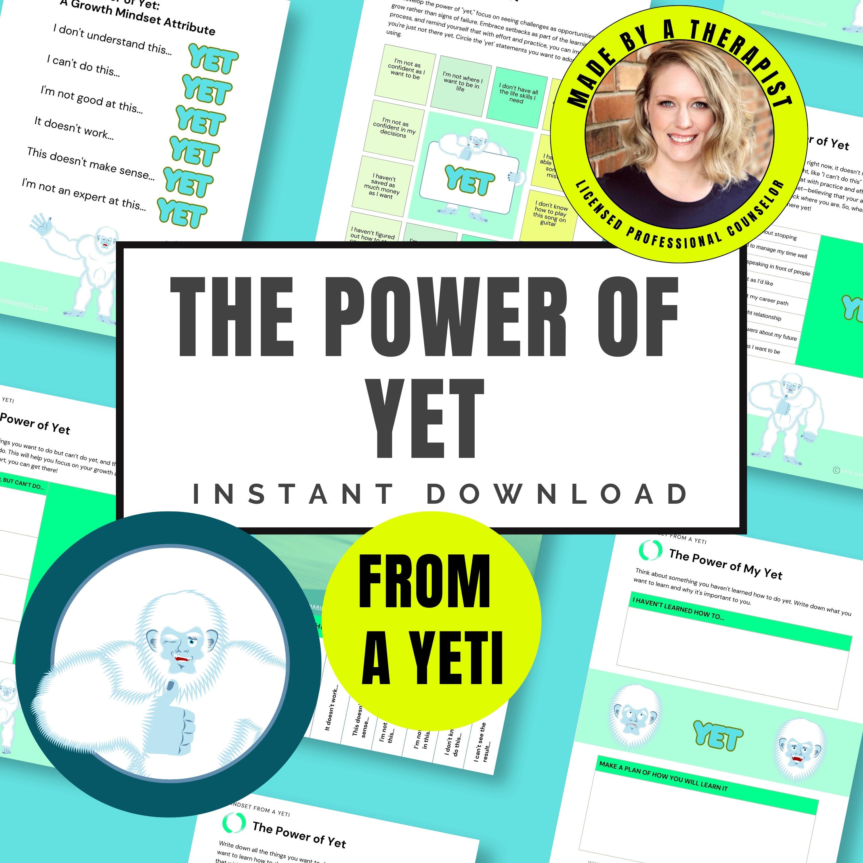 The Power of yet | Growth Mindset for Personal Growth, Positive ...