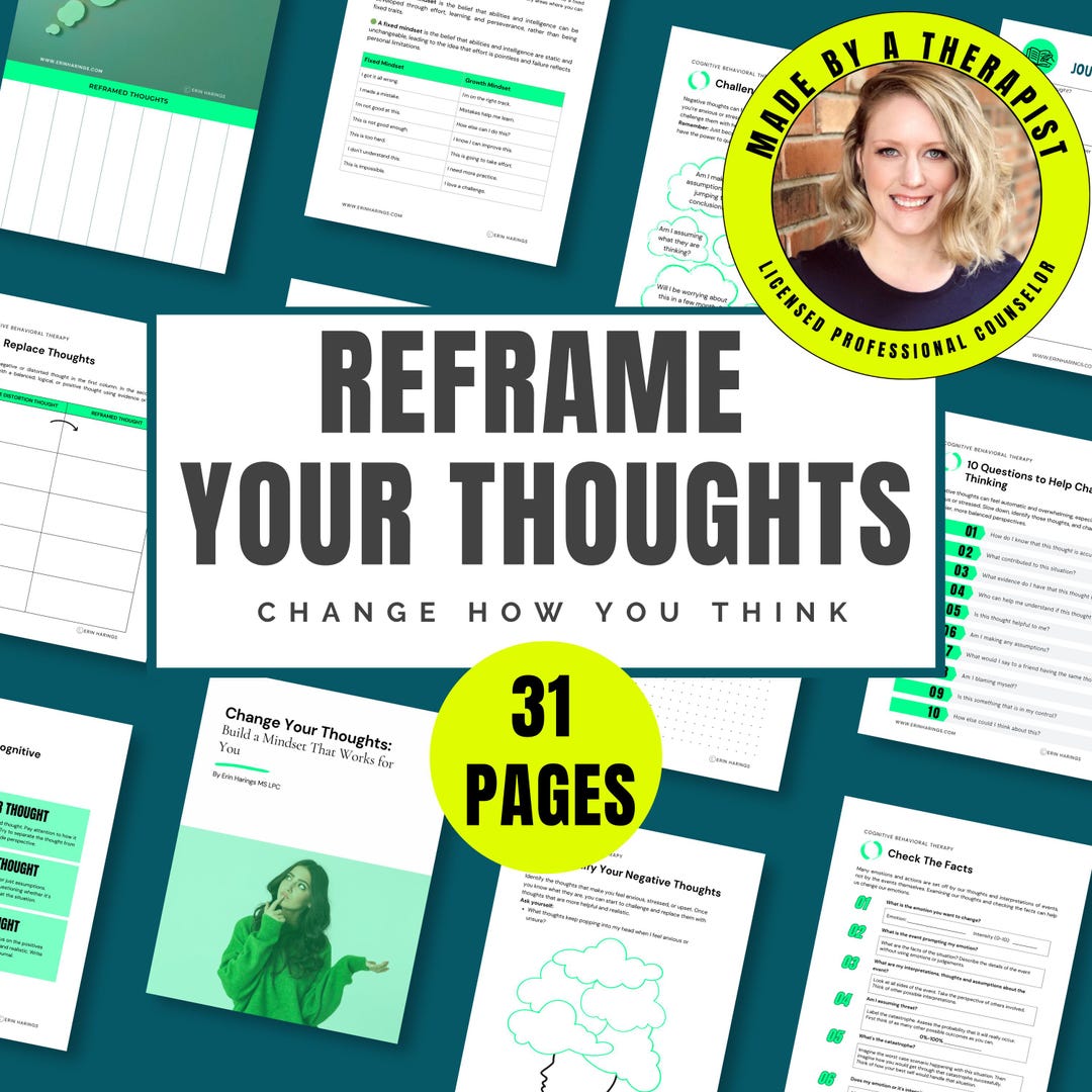How to Reframe Your Thoughts | Change How You Think | Change Negative ...