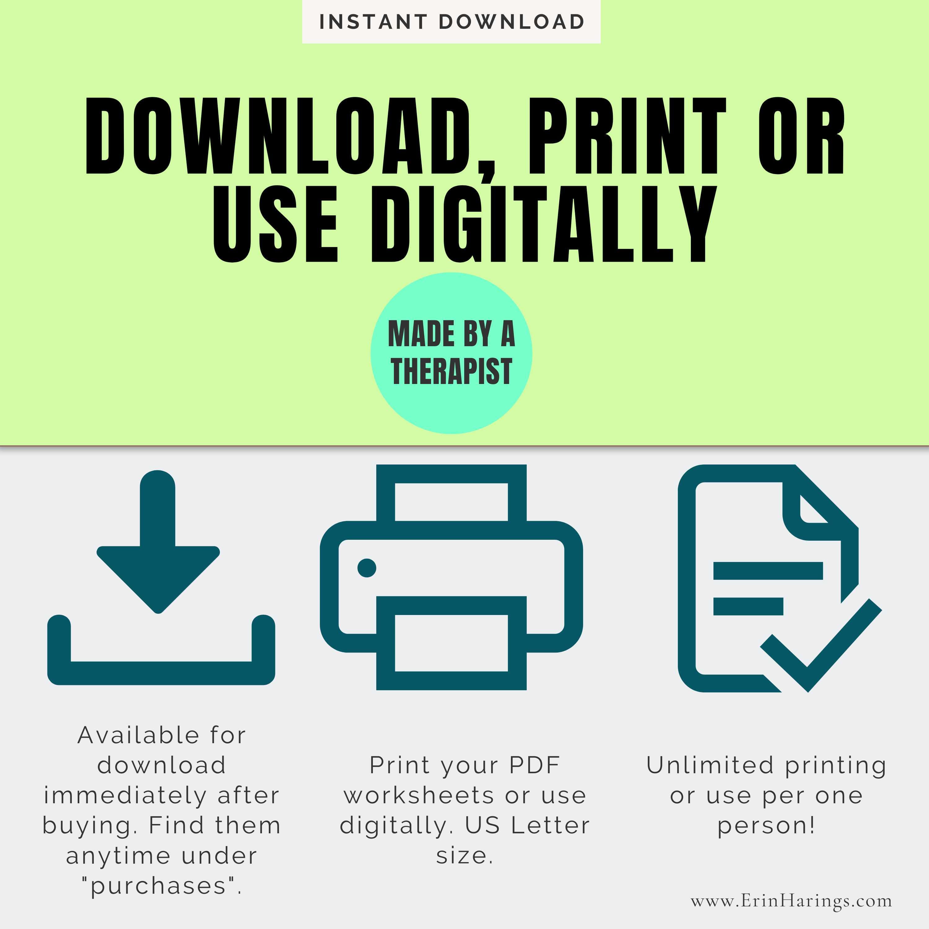 Mental Health Tear-off Flyers | Printable Counseling Posters for ...