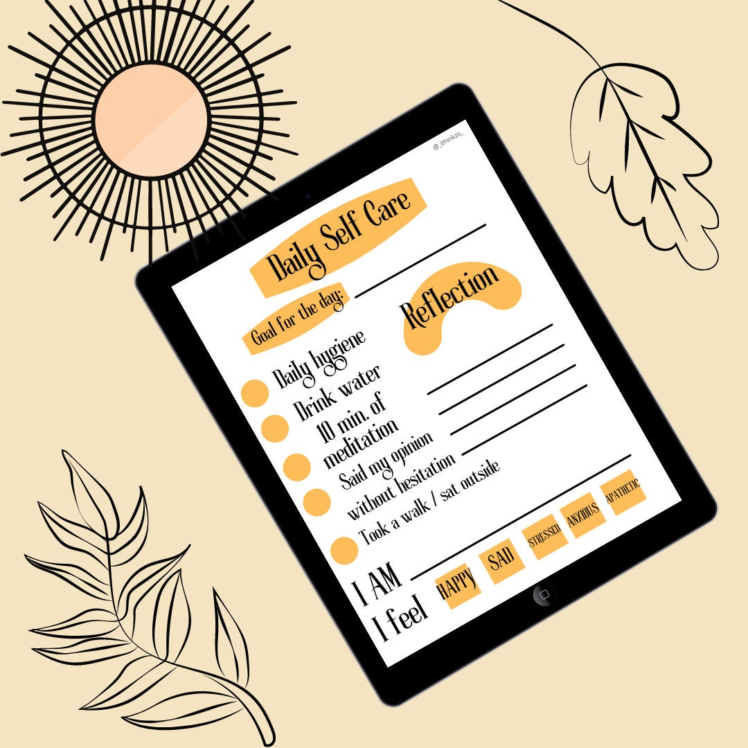 Mental Health Awareness, Self-care Workbook, Mental Health, Digital ...