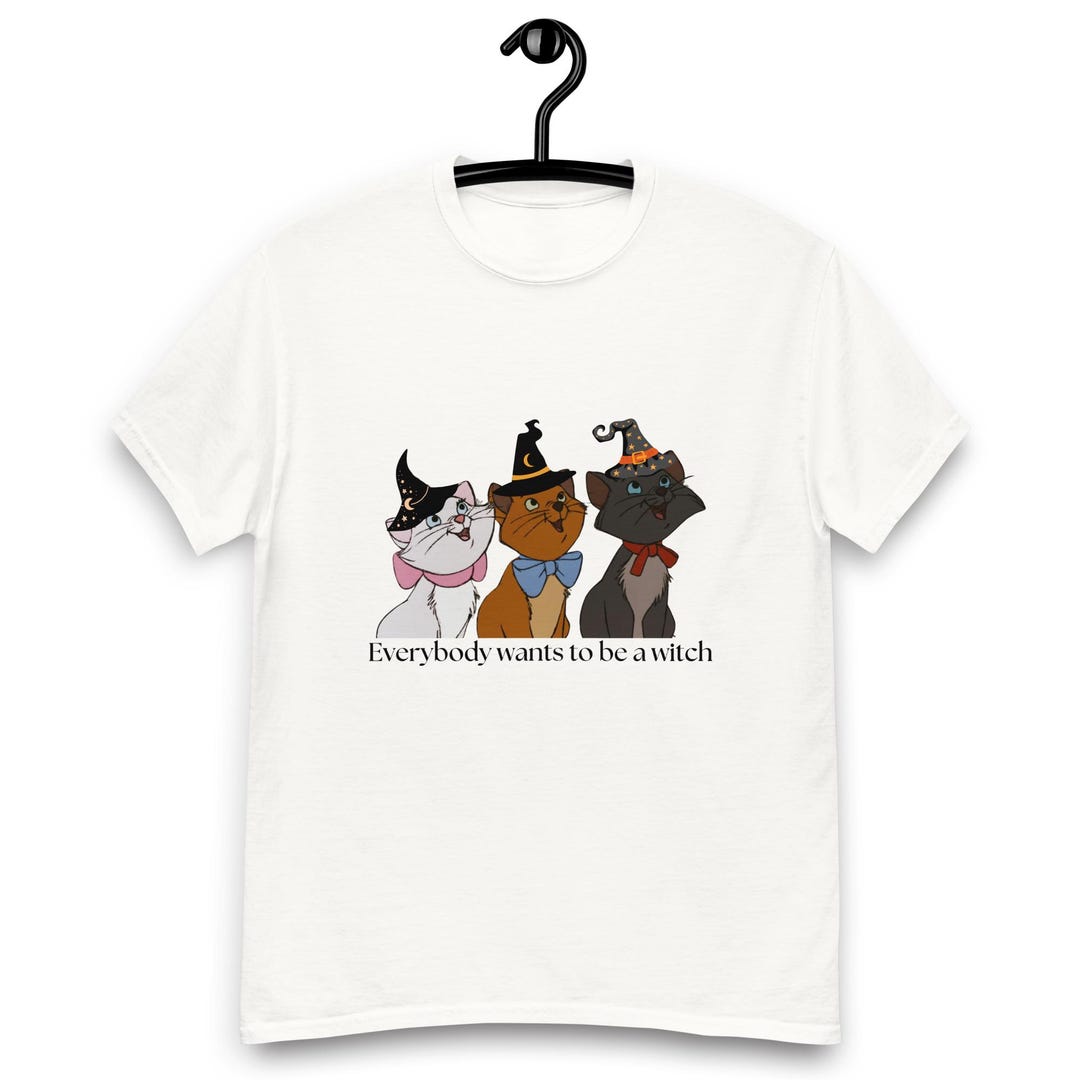 Aristocat's Disney Halloween Shirt, Witch Cat Shirt - Etsy