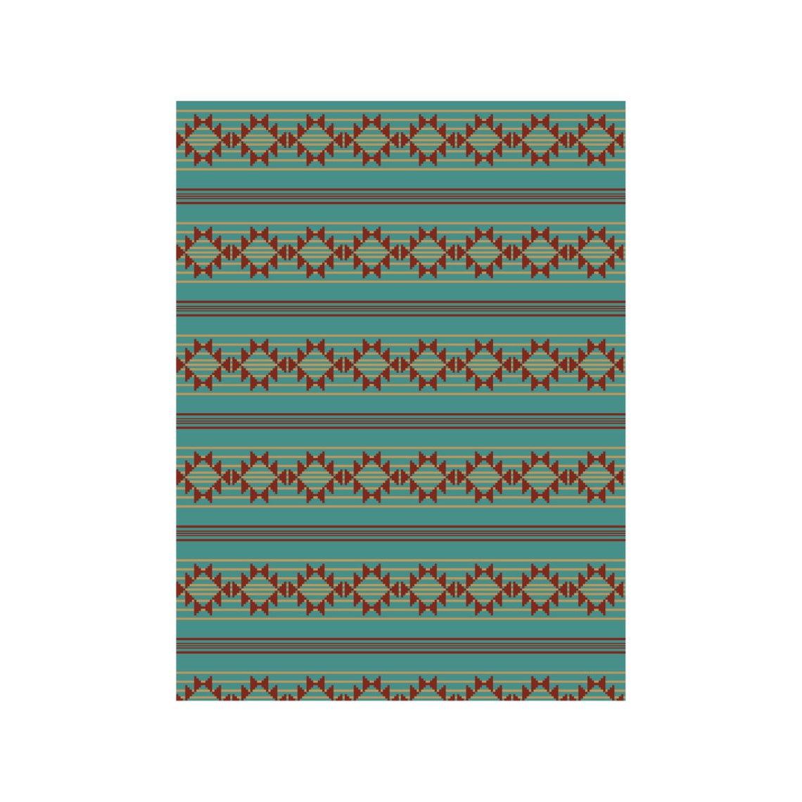 Printable Southwest Wall Art, Aztec Pattern Wall Art, Turquoise, Boho ...