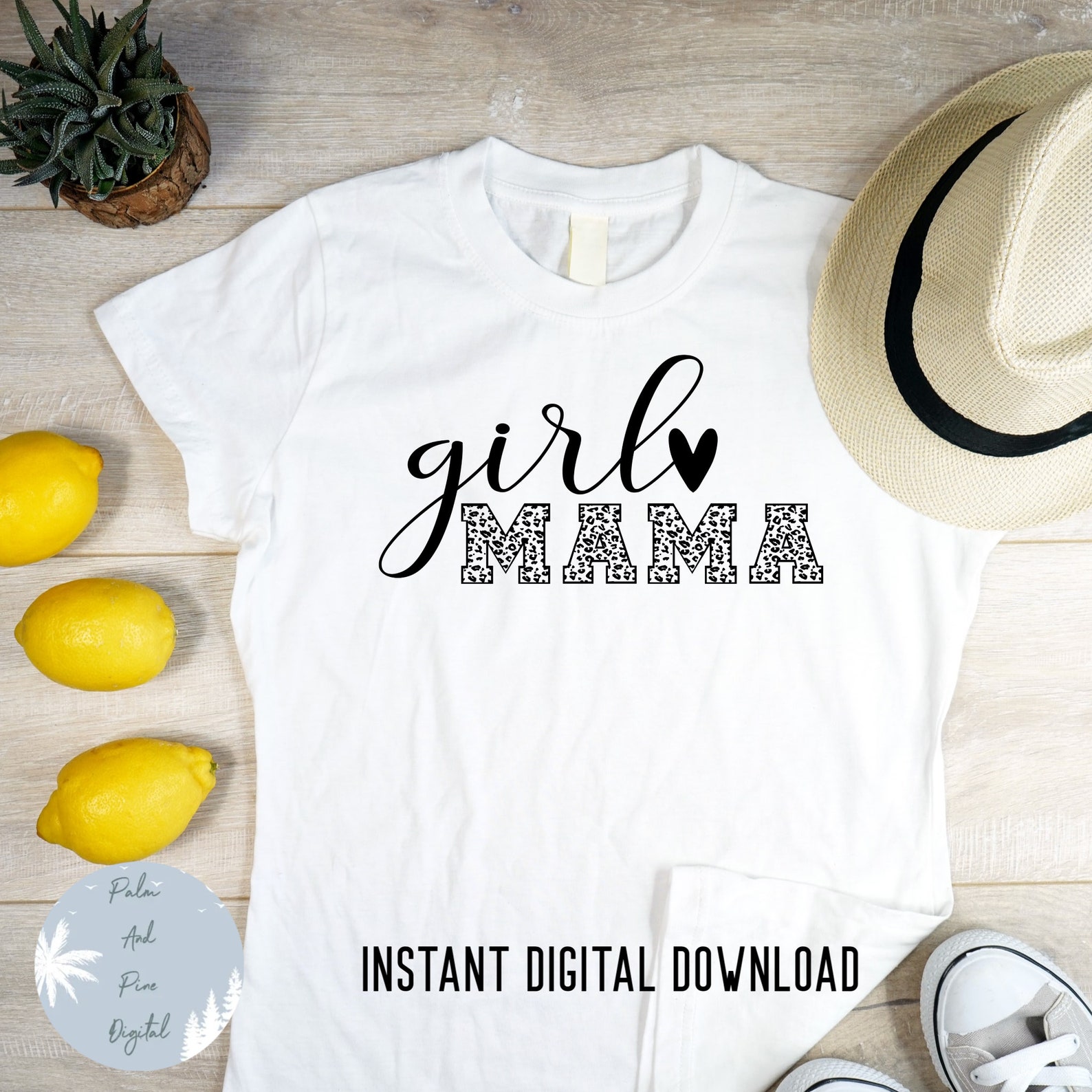 Girl Mama Svg Leopard Print Svg Retro Mama Svg Mom Svg Etsy