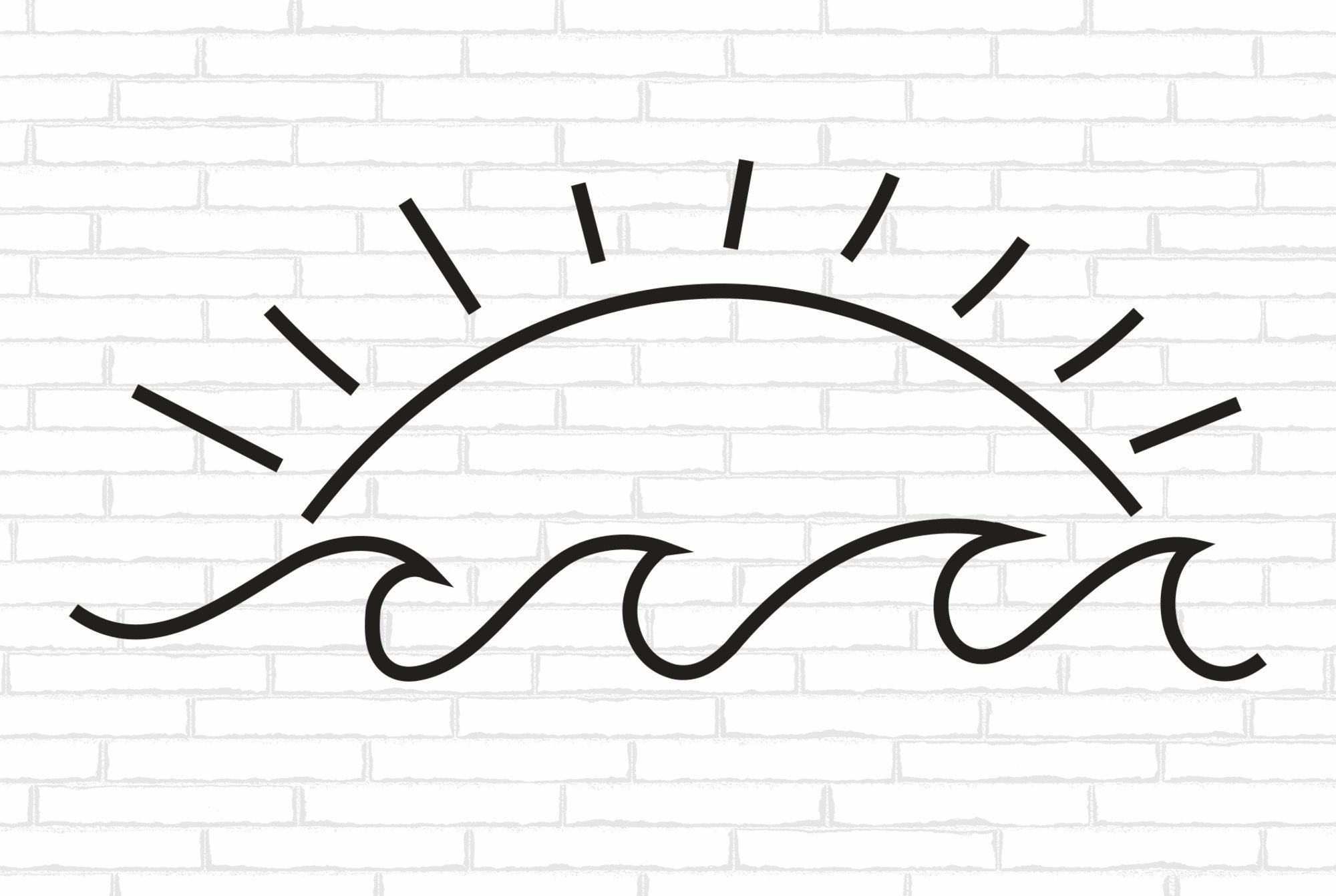 Wave Svg Ocean Waves Sunshine Svg Summer Svg Png and - Etsy UK