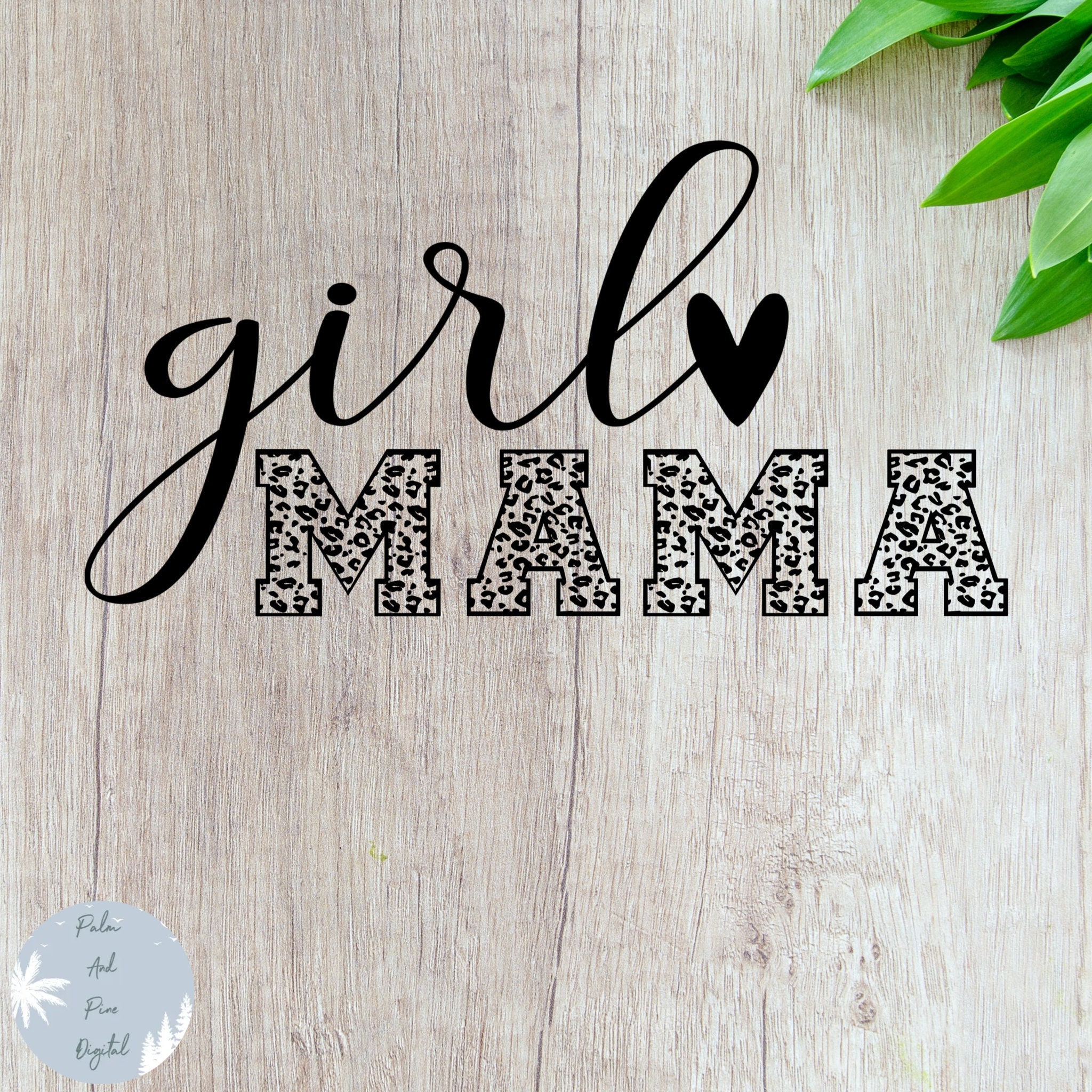 Girl Mama Svg Leopard Print Svg Retro Mama Svg Mom Svg Etsy