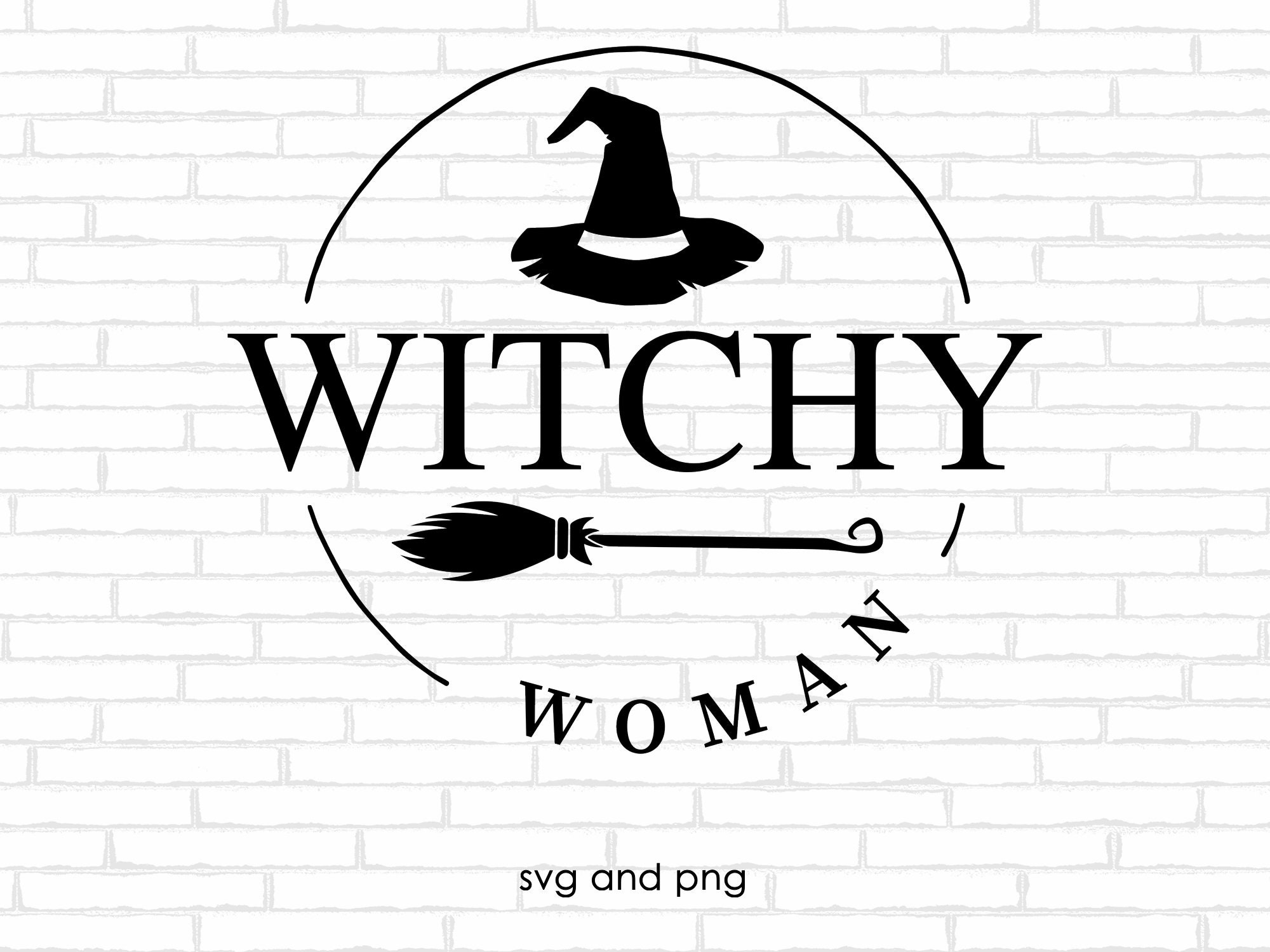 Witchy Woman Svg Png Spooky Vibes Svg Halloween Svg - Etsy