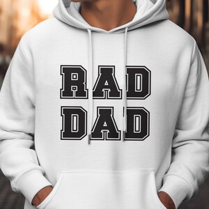 Rad Dad Svg Png Father's Day Svg Funny Dad Shirt Svg Graphic Design for ...