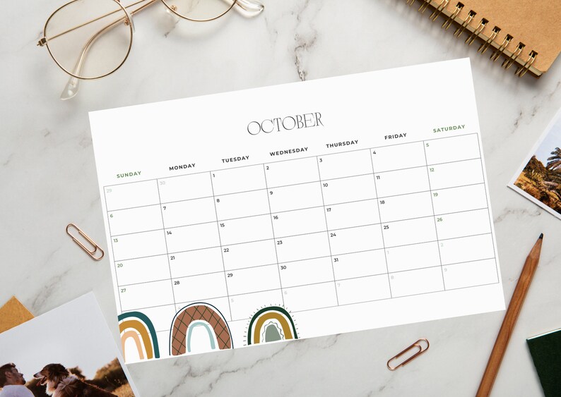 Downloadable Nordic Calendar 2023: Scandinavian Design With Winter ...