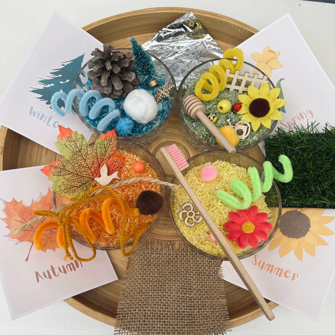 Four Seasons Sensory Play Kit - Etsy