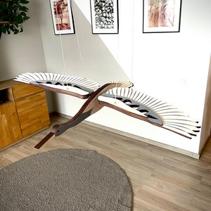 Digital Laser Cut File Wooden Flying Bird (PDF, SVG, DXF, Al, Lbrn File ...