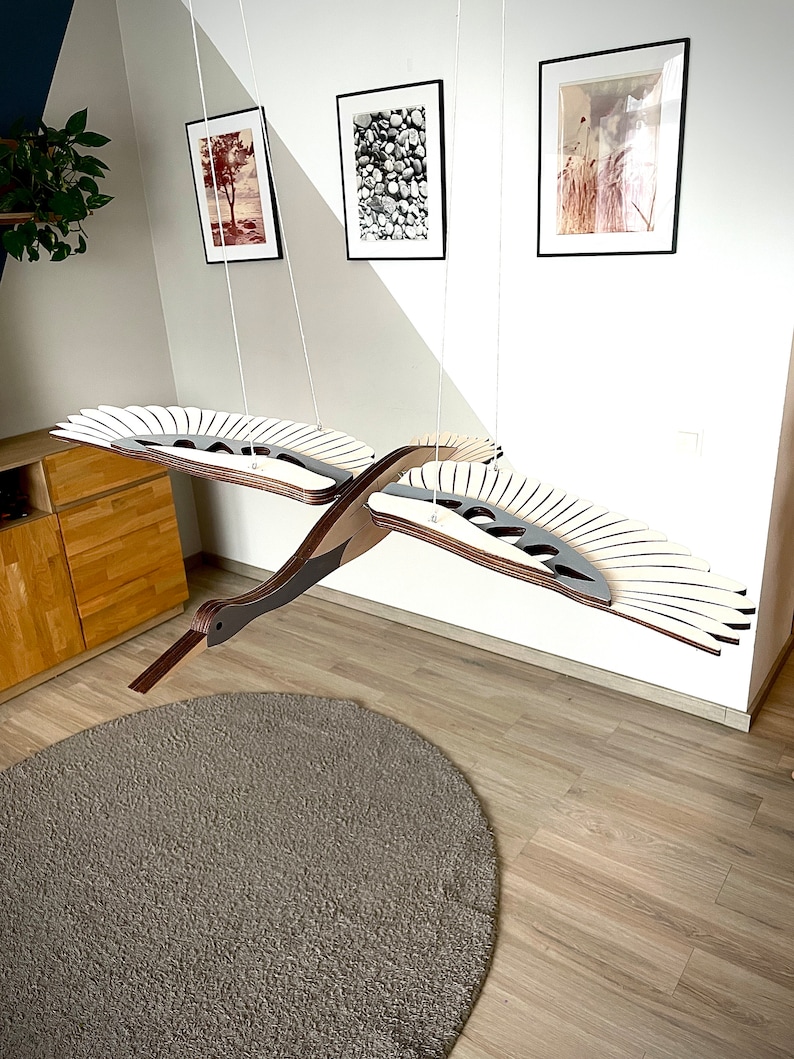 Digital Laser Cut File Wooden Flying Bird (PDF, SVG, DXF, Al, Lbrn File ...