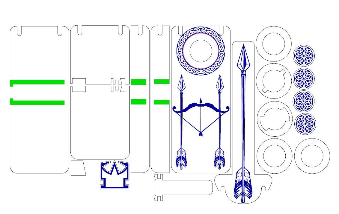 Digital Laser Cut File - Disc Shooter (PDF, DXF, Al, SVG) - Etsy