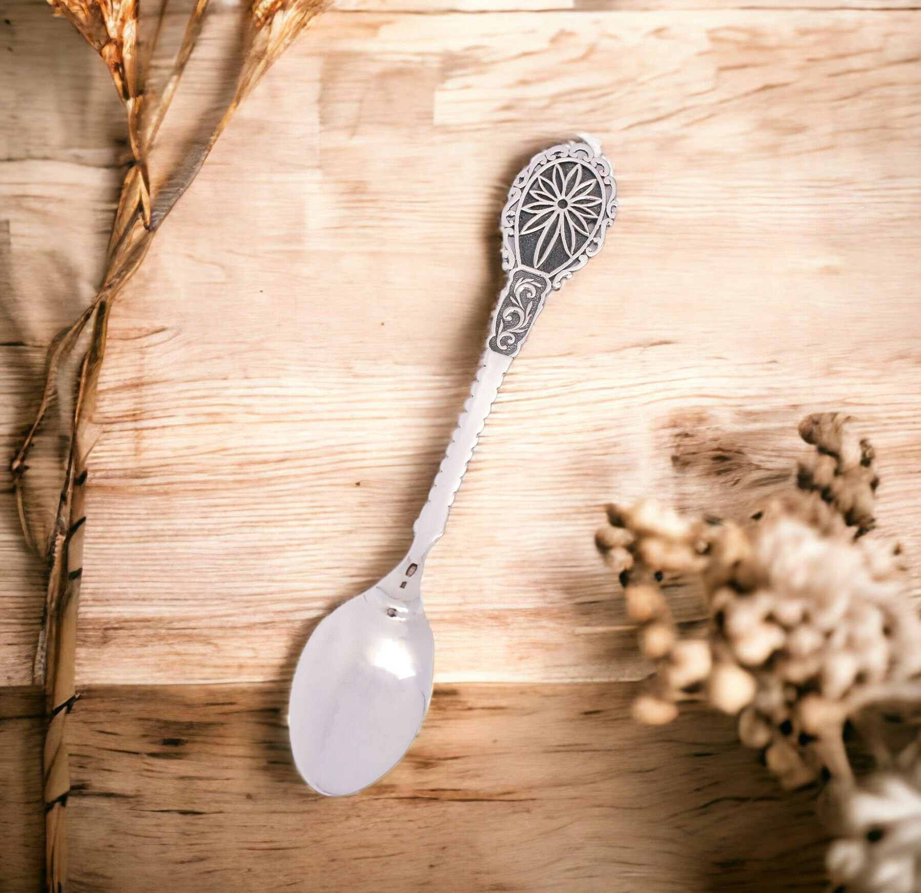 Silver Baby Spoon, First Tooth Gift, Baptism Spoon, Feeding Spoon ...