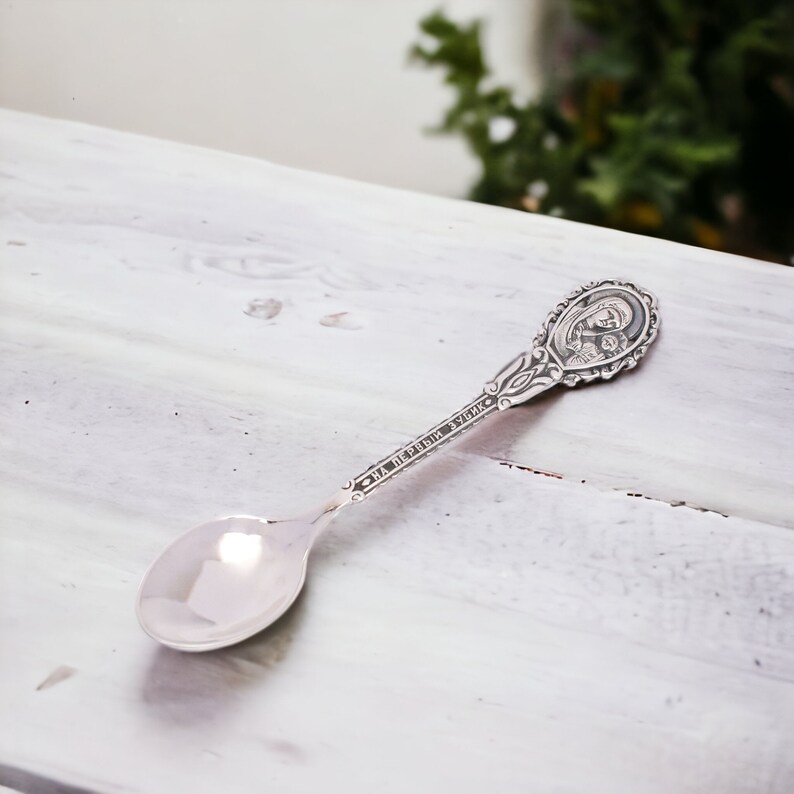 Silver Baby Spoon, First Tooth Gift, Baptism Spoon, Feeding Spoon ...