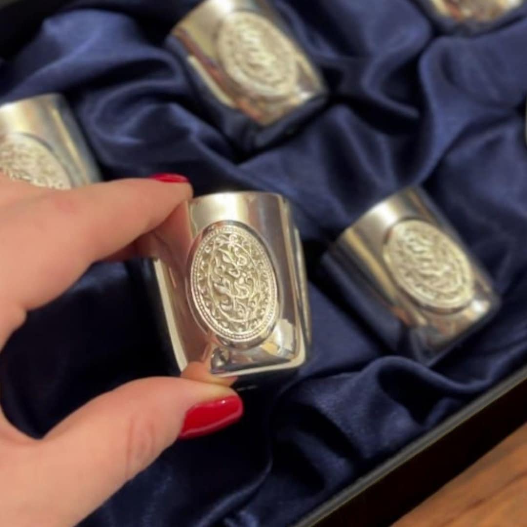 Sterling Silver Spirit Glass – Handmade 925 Silver Shot Glass, Elegant ...