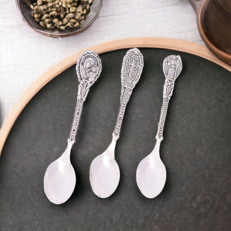 Silver Baby Spoon, First Tooth Gift, Baptism Spoon, Feeding Spoon ...