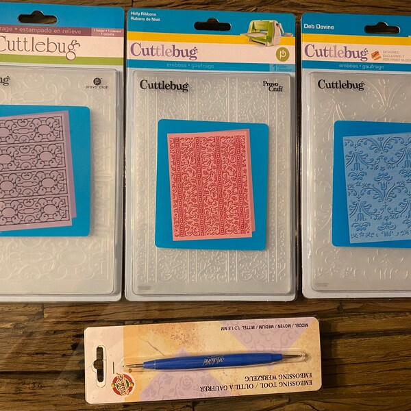 Cuttlebug Embossing Folders - Etsy