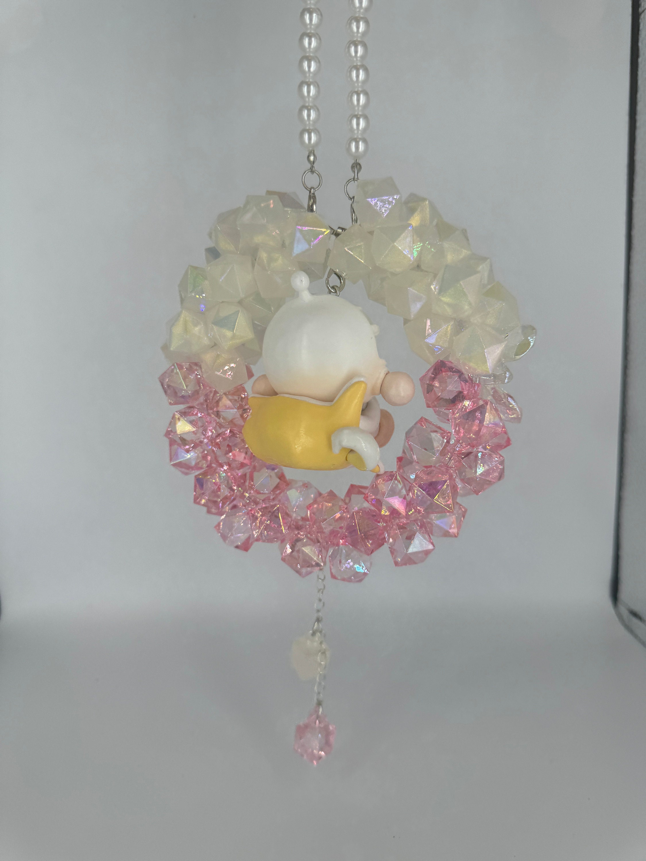 Popmart Entrance Door Decor, Car Back Mirror Decor With Chain Handmade ...