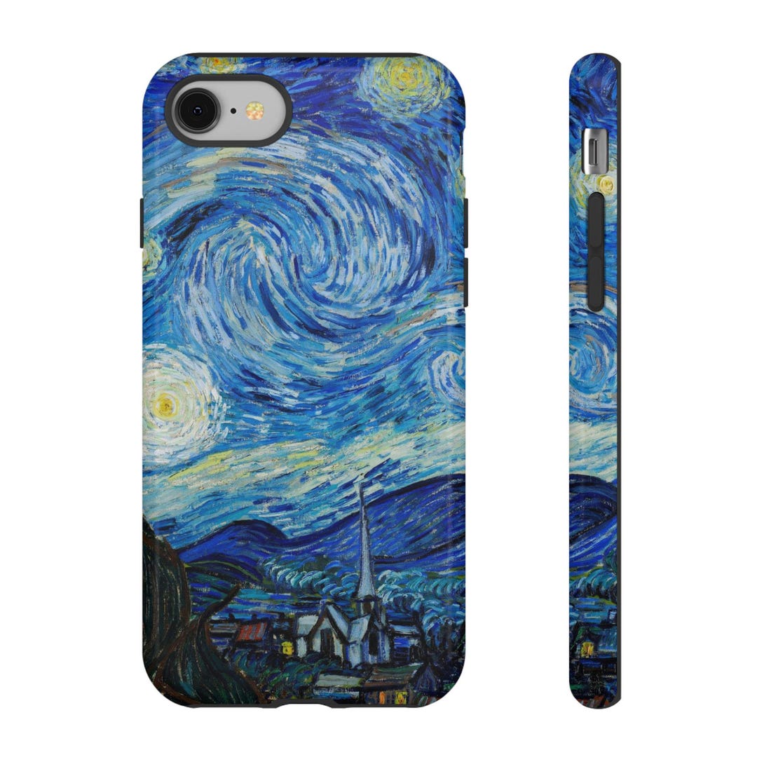 Vincent Van Gogh Starry Night Cell Phone Tough Cases, Protective Phone ...