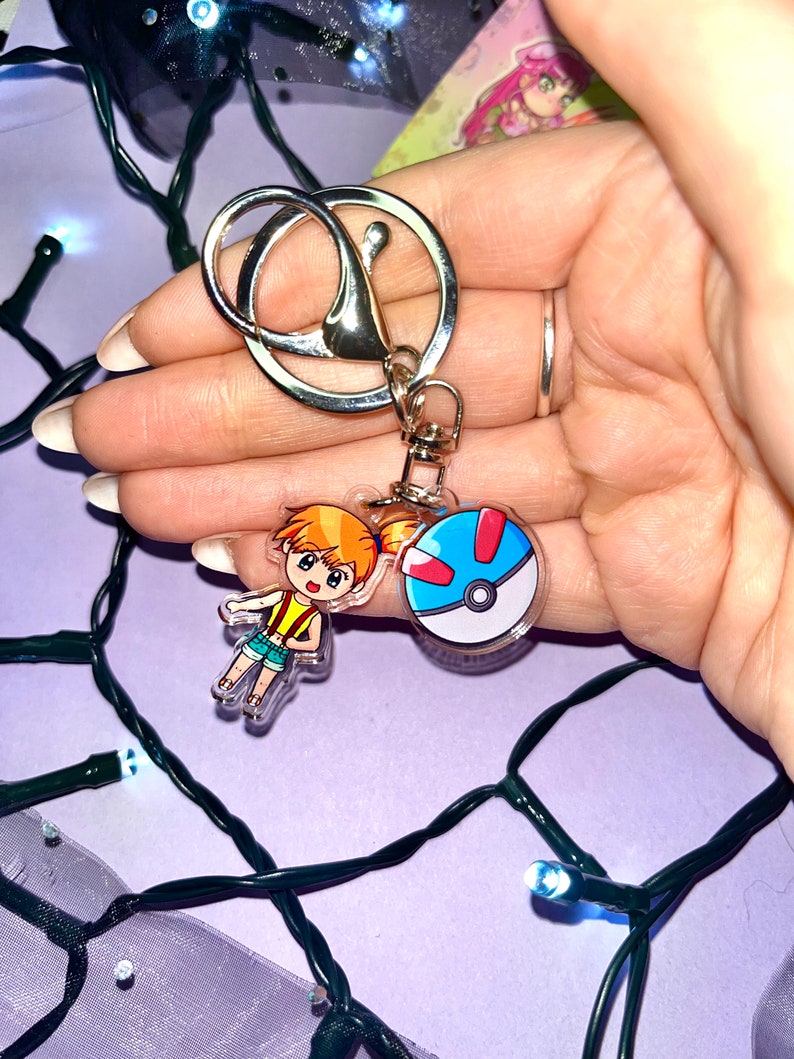 Pokemon Chibi Style Gen 1 Anime Acrylic Keyrings/keychains 1.5 - Etsy