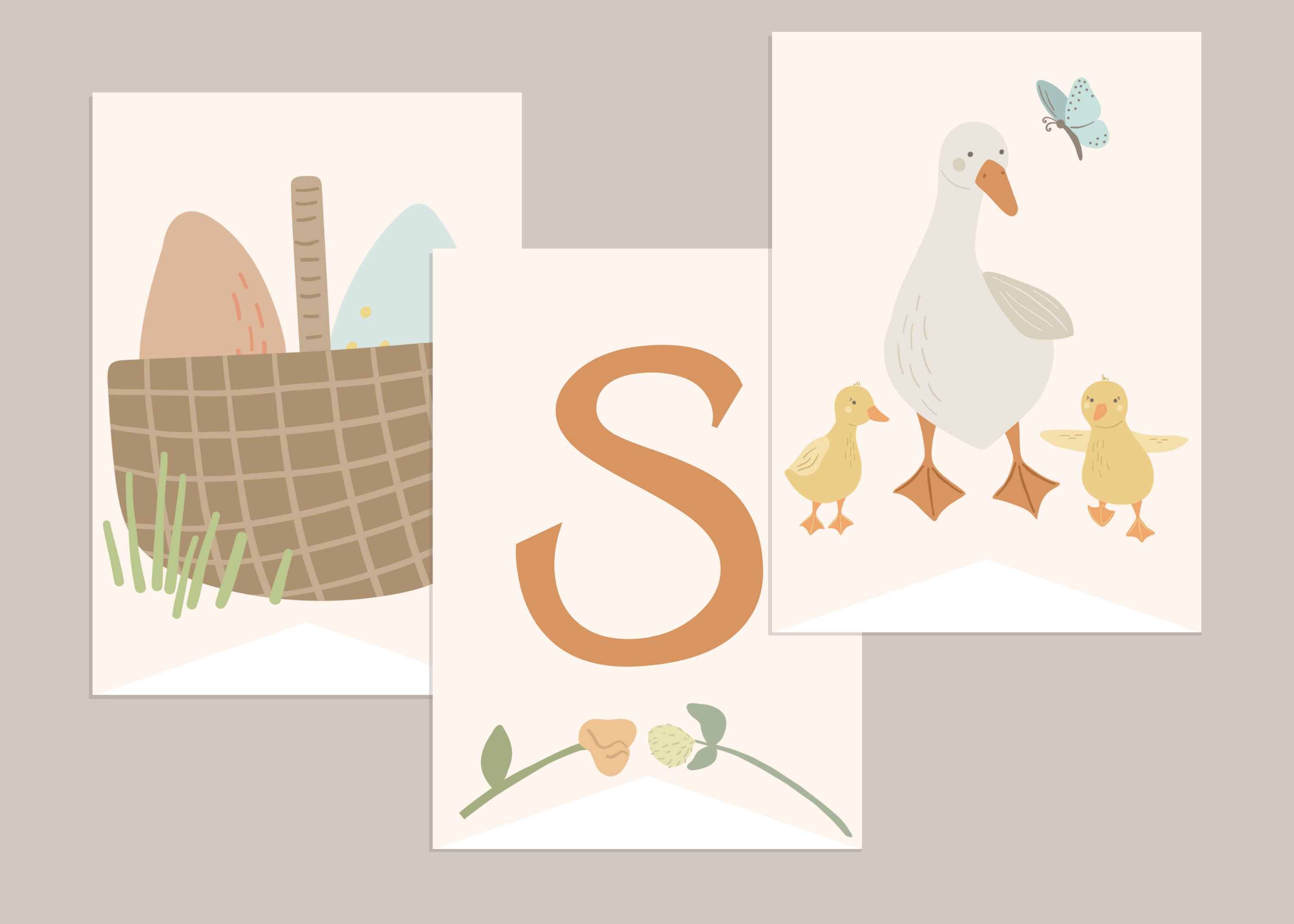 Duckling Twins Word Banner / Digital Download / Flag Banner / Custom ...