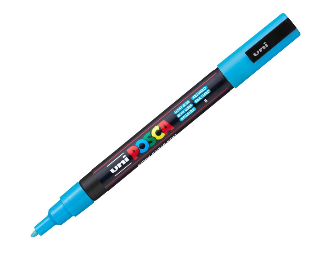 Posca Marker PC-3 M, Round Tip Fine, Line Width: 0.9-1.3 Mm, Acrylic ...