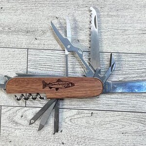 Multi Tool Wood Knife Custom Engraved - Etsy