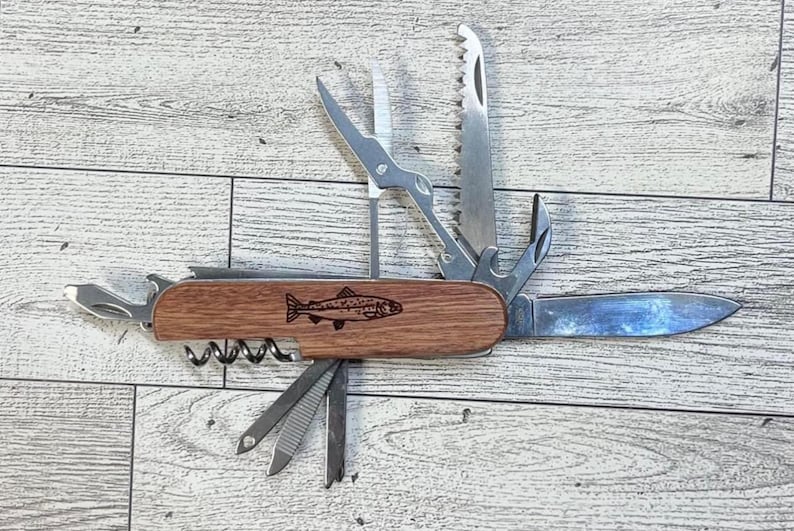 Multi Tool Wood Knife Custom Engraved - Etsy