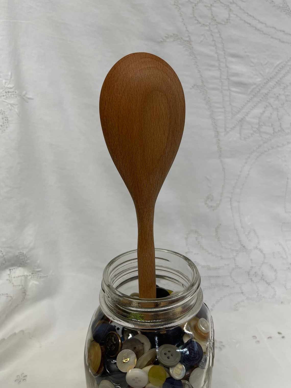 Vintage Pyrex Inspired Friendship Bird Wooden Mixing Spoon - Etsy