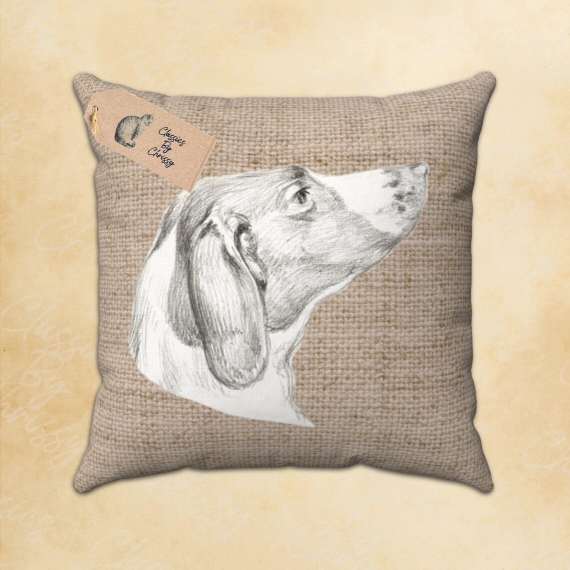 Antique Vintage GSP German Shorthair Dog PNG JPG Clipart Digital ...