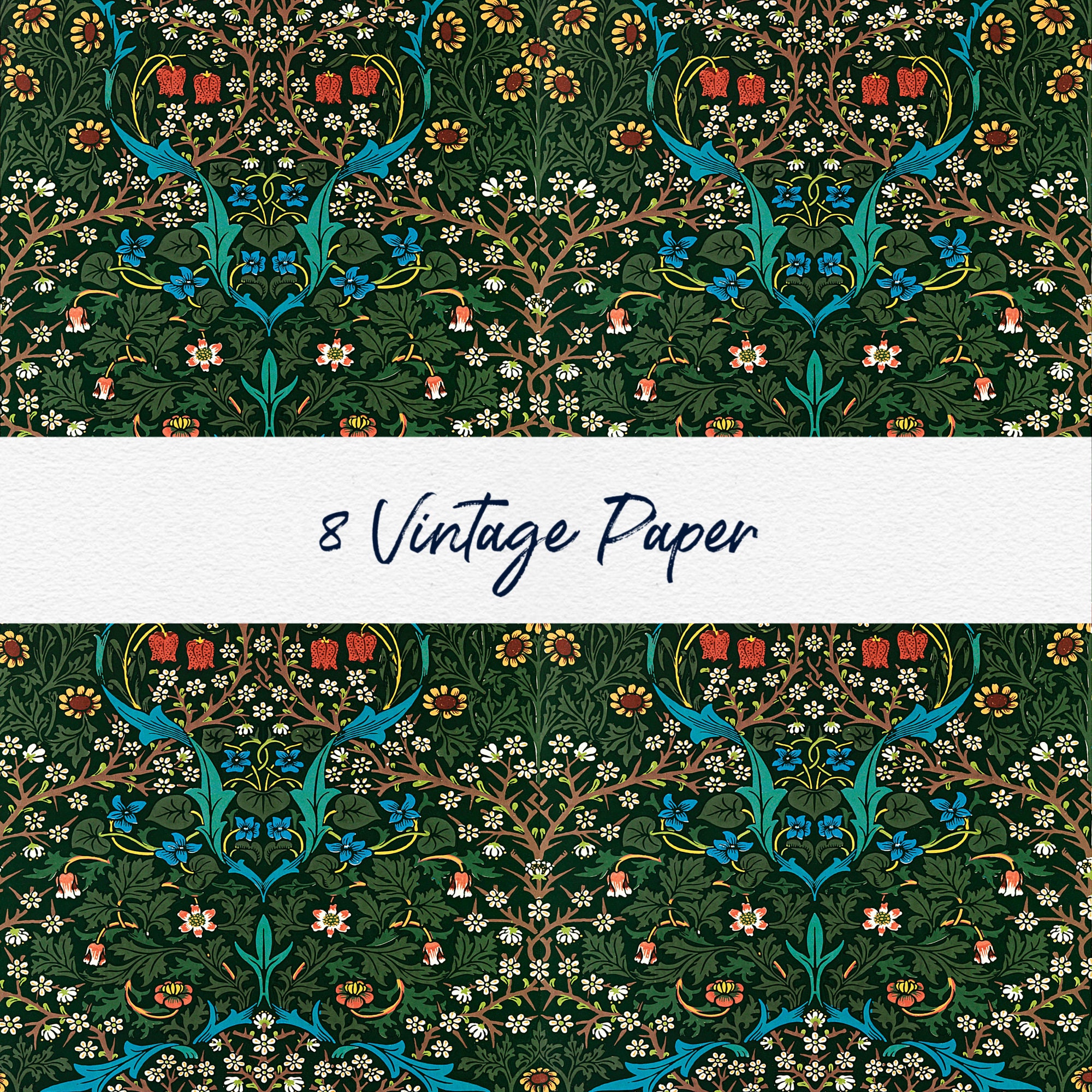 Vintage 1800's, Victorian Digital Background Paper Instant Download ...